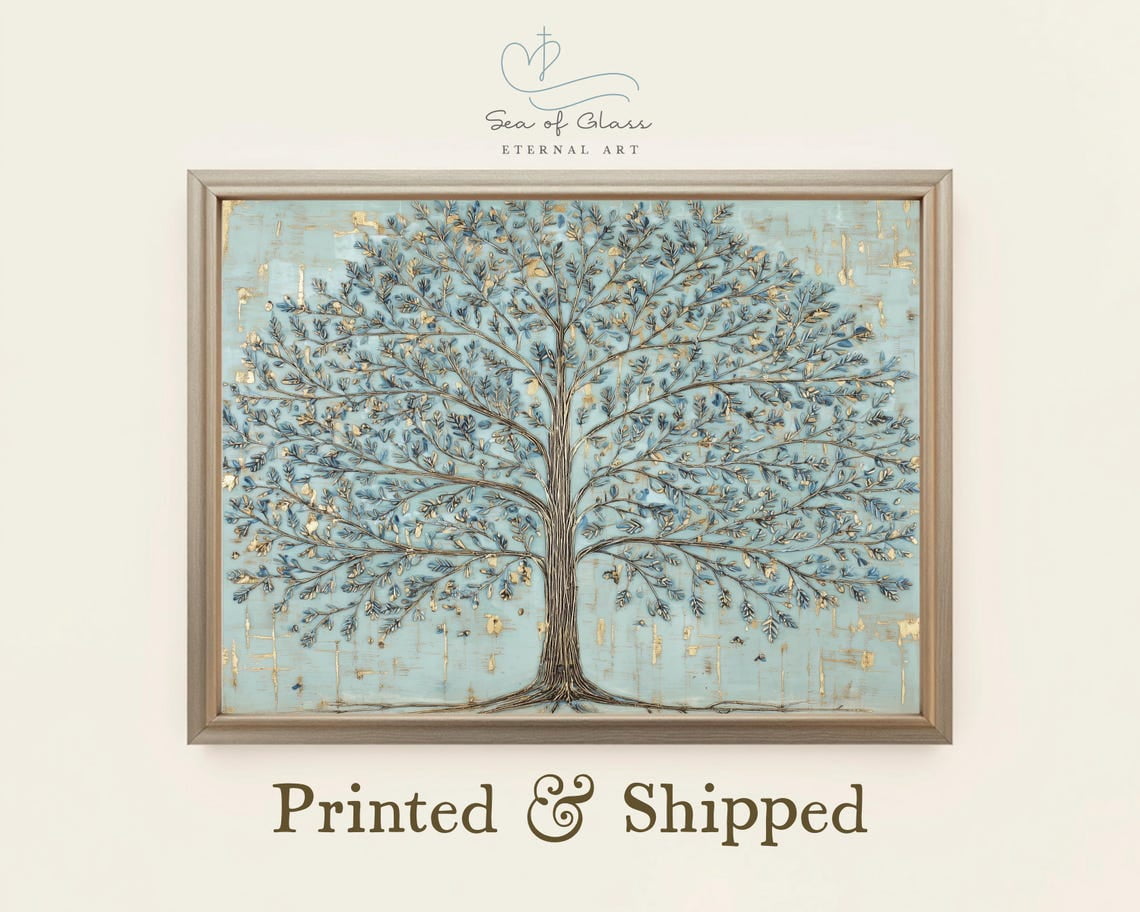 Charten Vintage Tree Of Life Cottagecore Wall Art Poster, 8x12 UNFRAMED ...