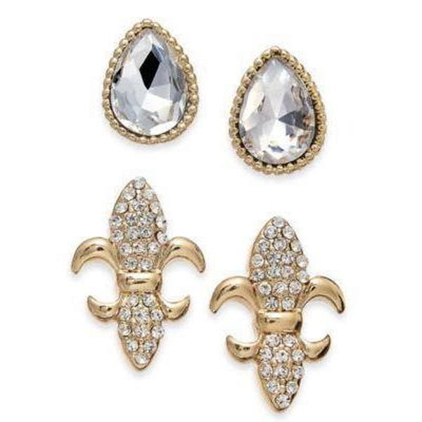 Charter Club Gold-Tone 2-Pc. Set Crystal St Gold - Walmart.com