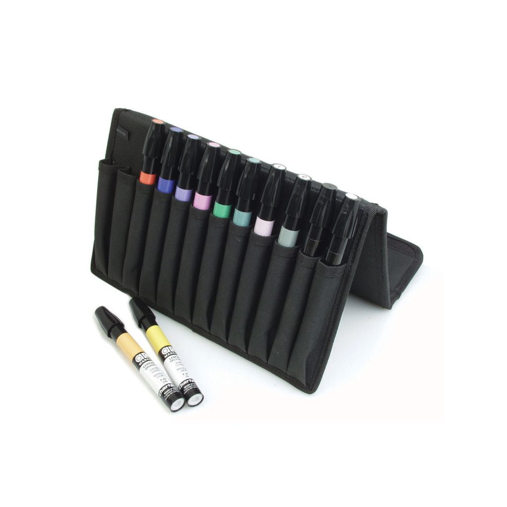 Chartpak Ad Markers - Set of 12 with Travel Case - Walmart.com