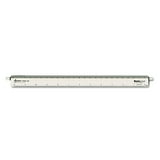 Chartpak Adjustable Triangular Scale Aluminum Architects Ruler, 12 ...