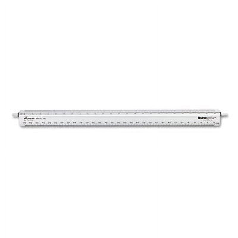 Chartpak Adjustable Triangular Scale Aluminum Engineers Ruler, 12 ...