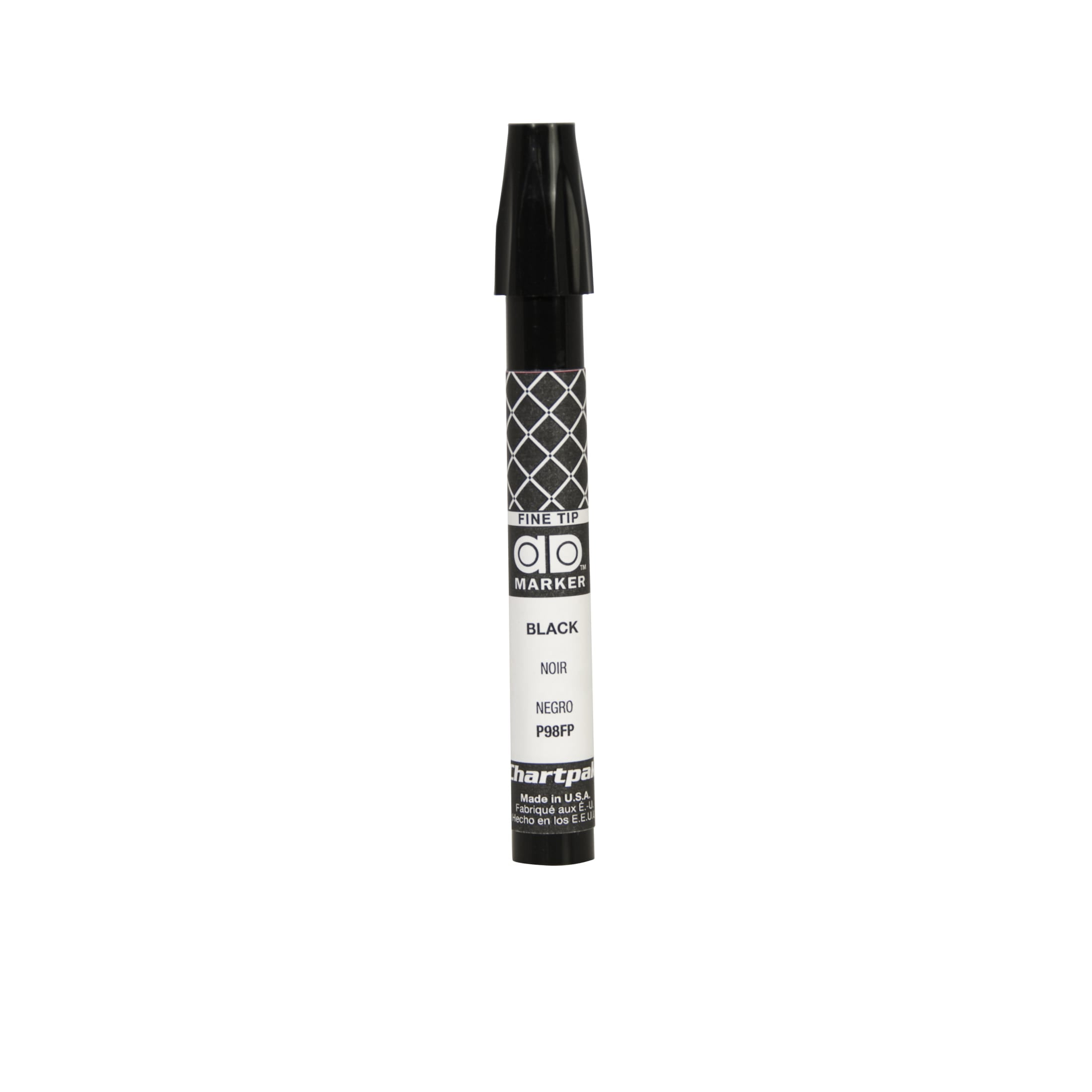 Chartpak Fine-Tip Ad Marker, Black - Walmart.com