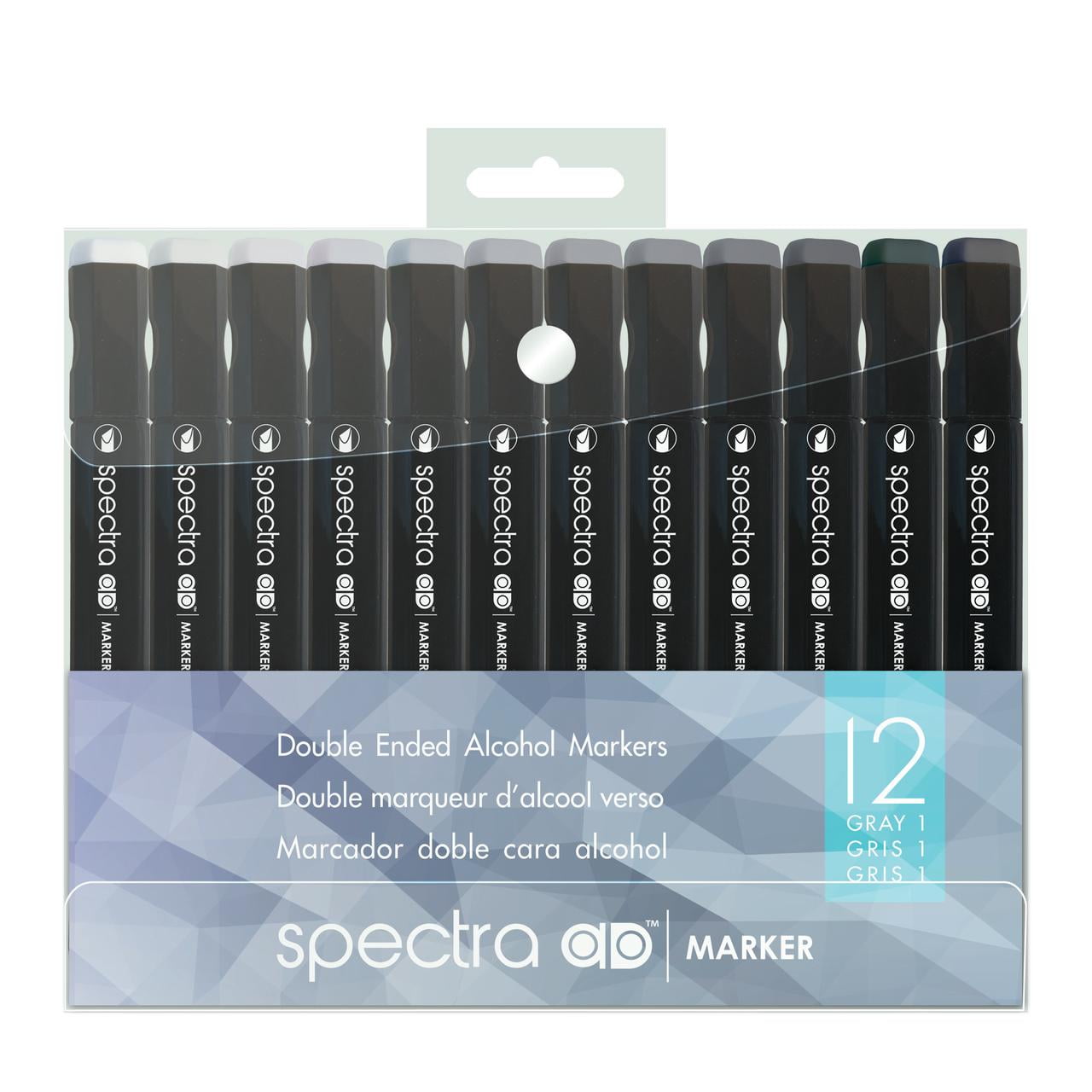 Chartpak Spectra AD Marker Set, 12-Colors, Cool Gray - Walmart.com