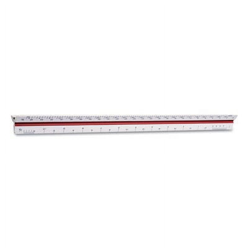 Chartpak Triangular Scale, Plastic, 12", Architectural, Color-Coded ...