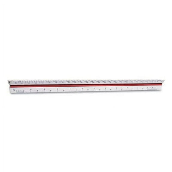 Chartpak Triangular Scale, Plastic, 12", Architectural, Color-Coded ...