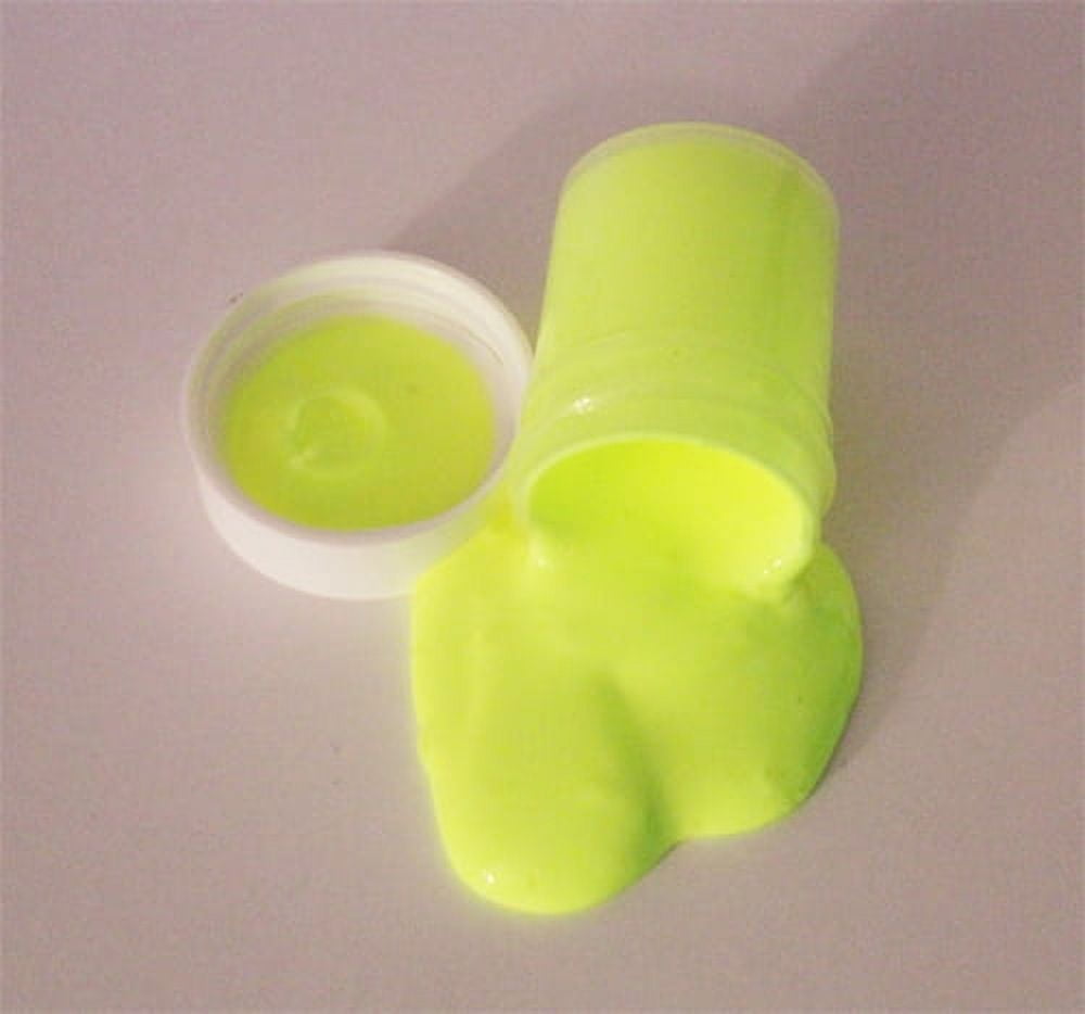Chartreuse UV Blacklight Reactive Neon Acrylic Paint-4oz - Walmart.com