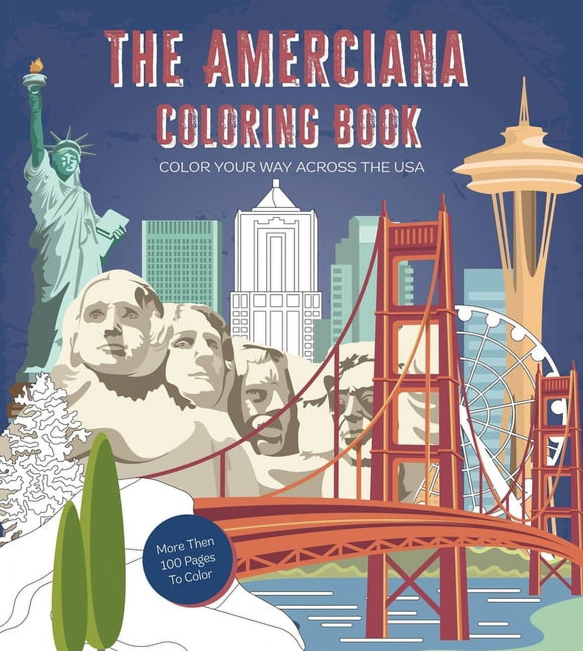 Chartwell Coloring Books: Americana Coloring Book : Color Your Way ...
