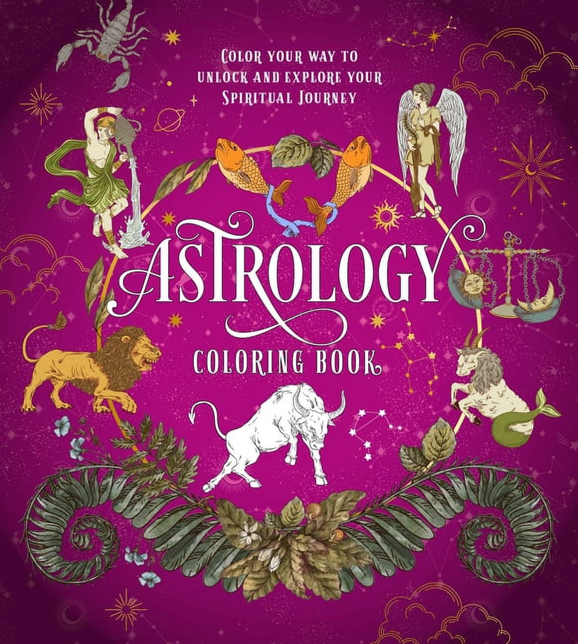 Chartwell Coloring Books Astrology Coloring Book: Color Your Way to ...