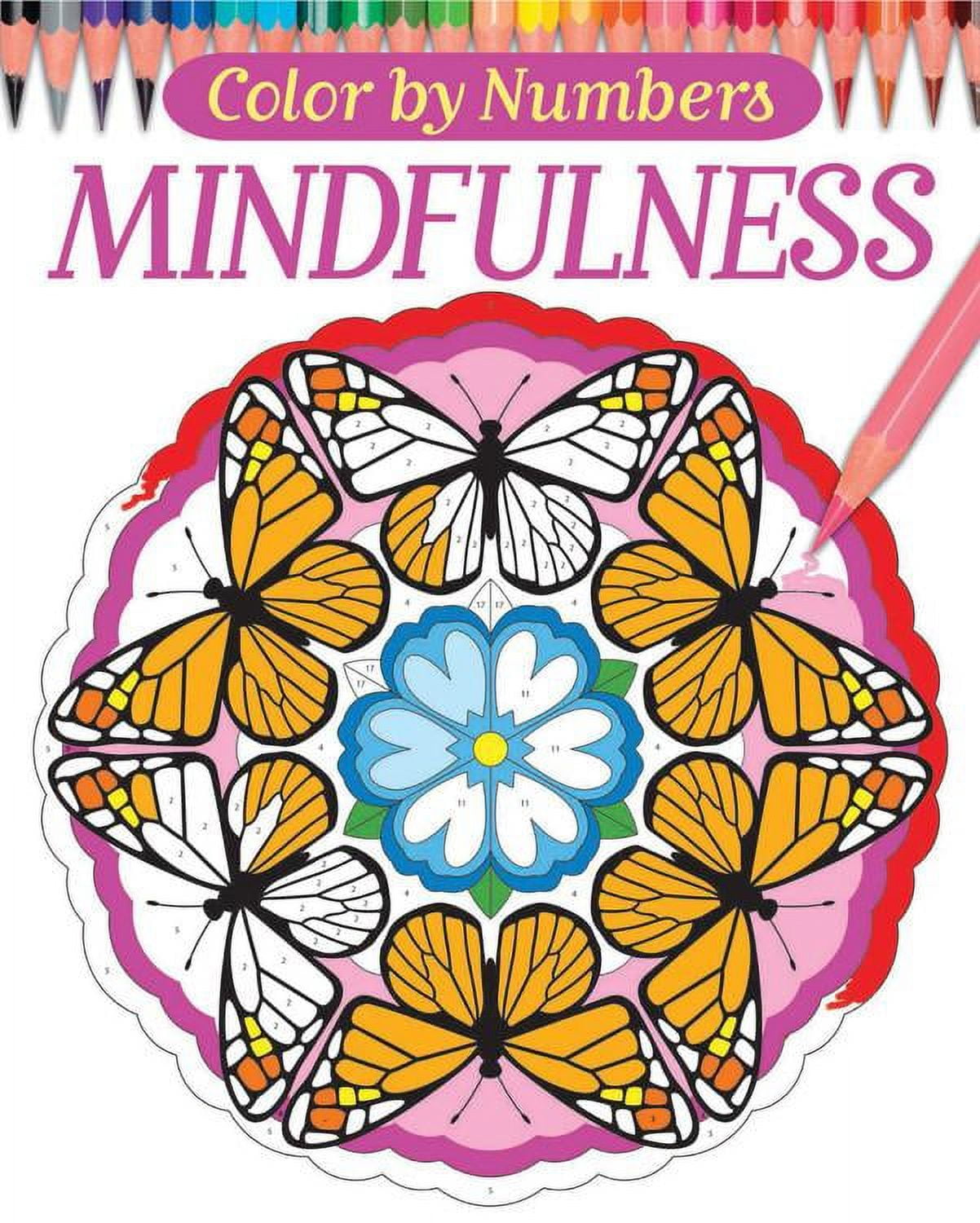 Chartwell Coloring Books: Color by Numbers - Mindfulness (Paperback ...