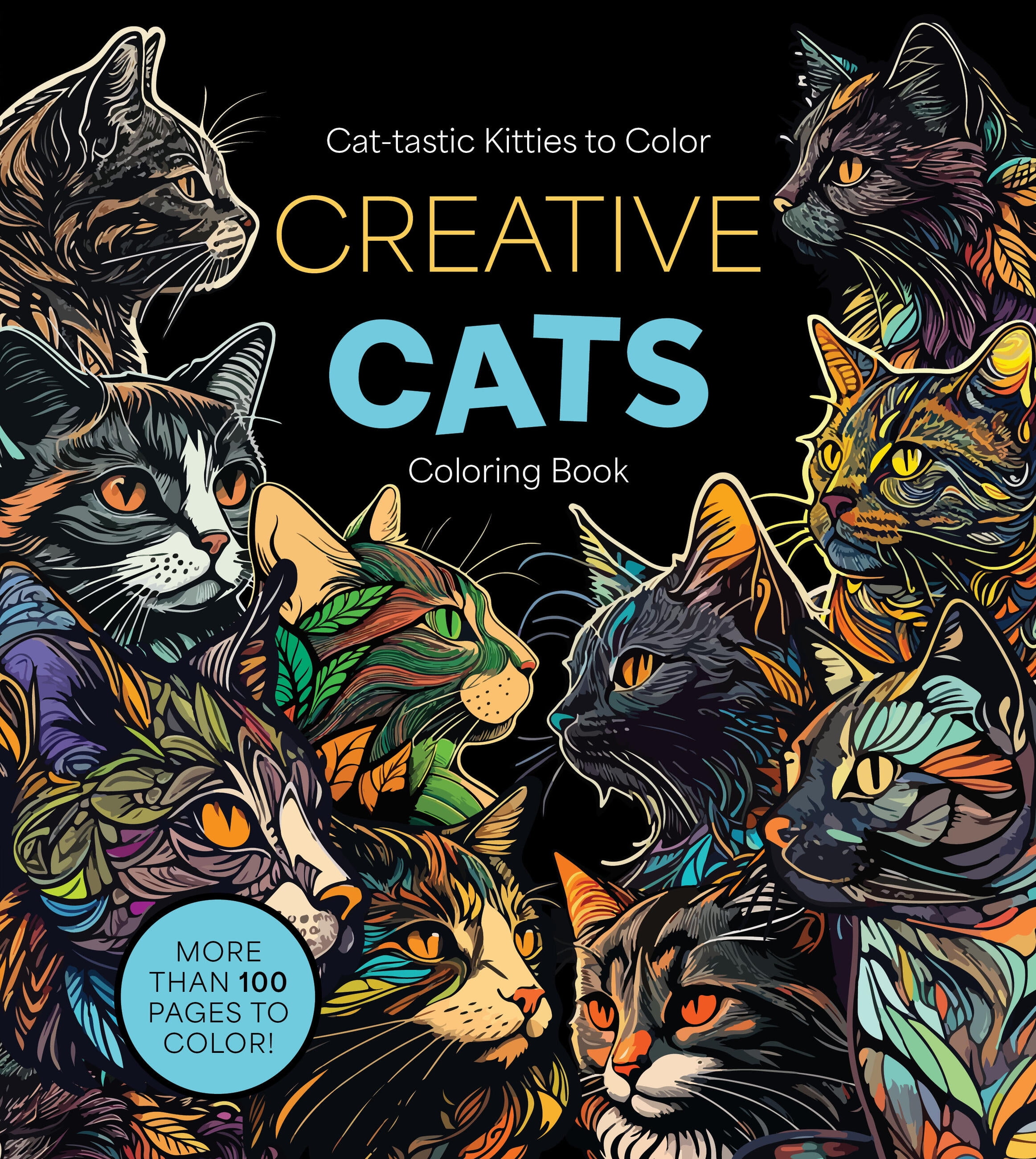 Chartwell Coloring Books: Creative Cats Coloring Book : Cat-tastic ...