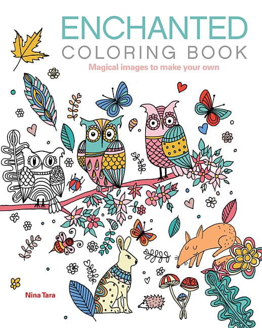 Chartwell Coloring Books: Enchanted Coloring Book : Magical images to ...