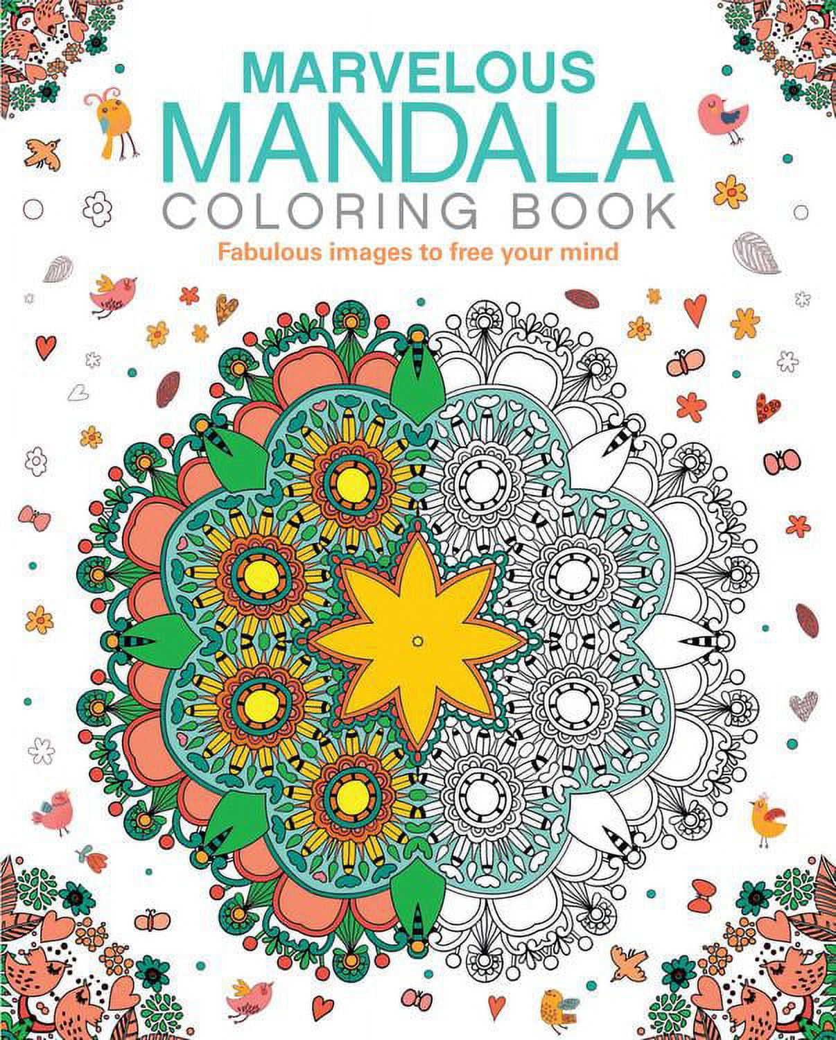 Chartwell Coloring Books: Marvelous Mandala Coloring Book: Fabulous ...