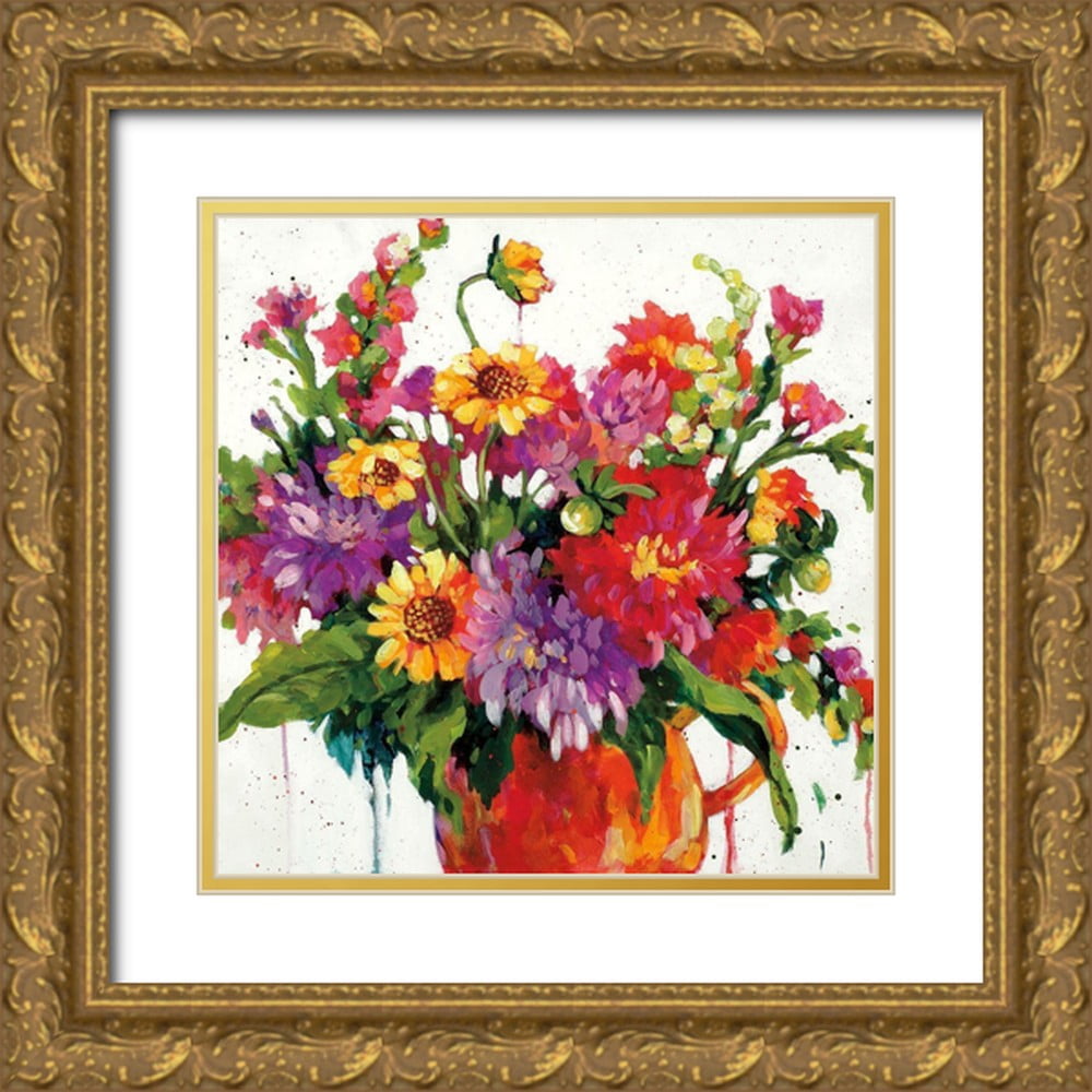 Charuk, Jill 15x15 Gold Ornate Wood Framed with Double Matting Museum ...