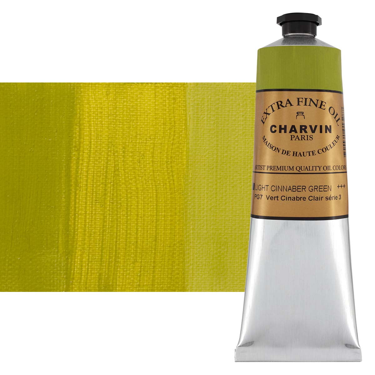 Charvin Extra Fine Oil Paint, Cinnabar Green Light 150 ml - Triple ...