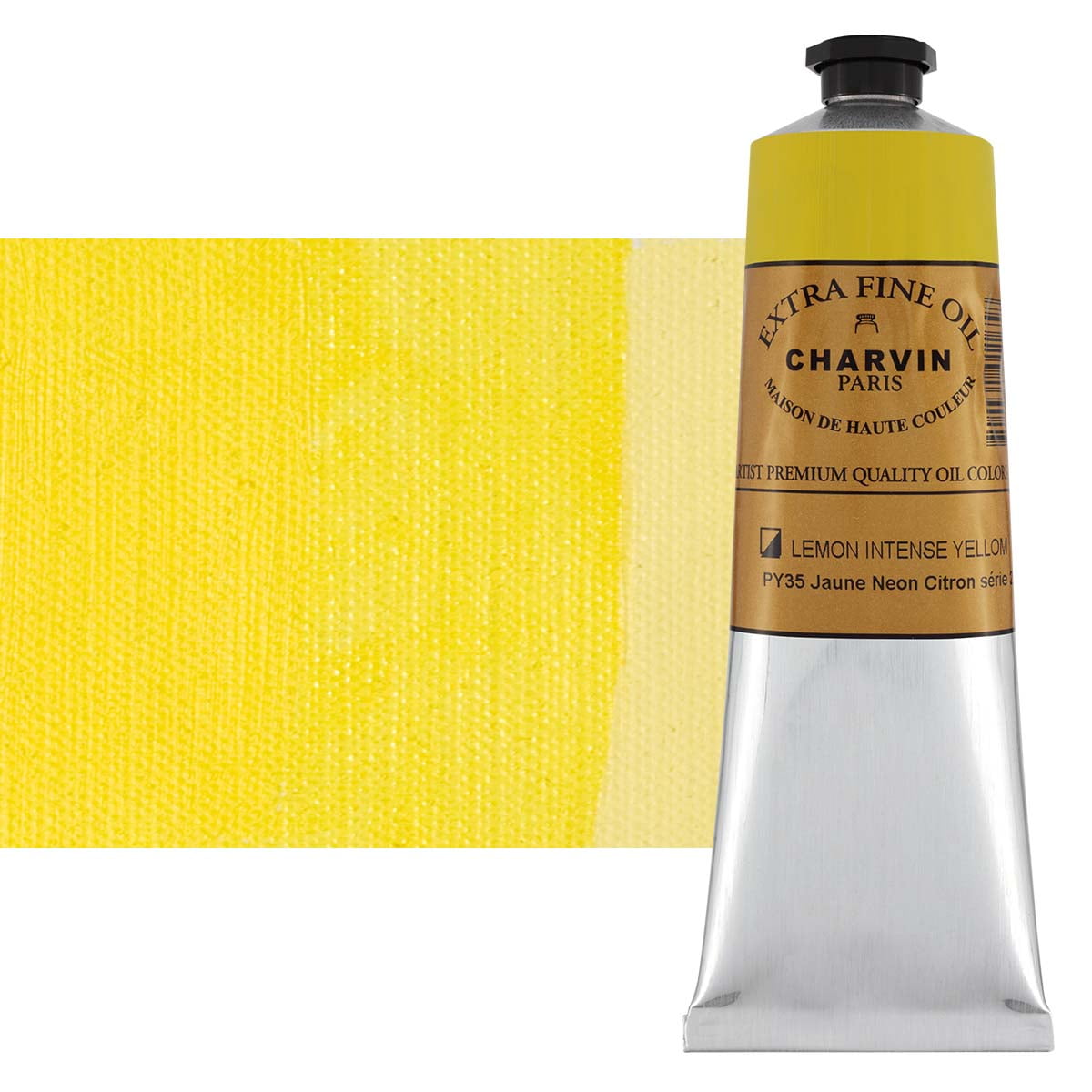 Charvin Extra Fine Oil Paint, Intense Lemon Yellow 150 ml - Triple ...