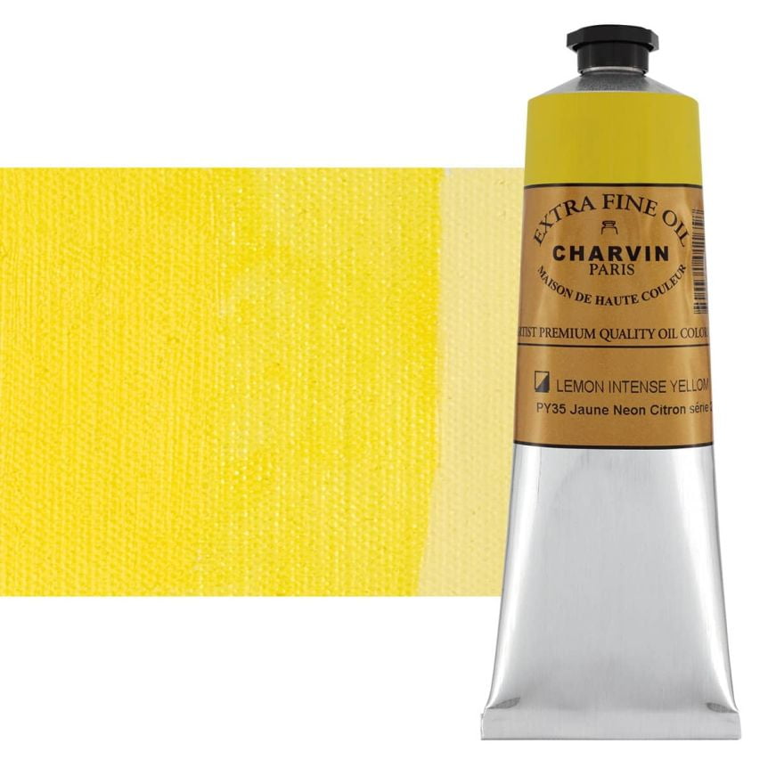 Charvin Extra Fine Professional Intense Lemon Yellow Artist Oil Paint ...