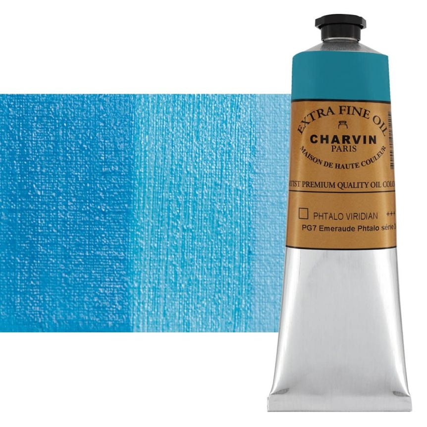 Charvin Extra Fine Professional Intense Turquoise Artist Oil Paint 150 ...