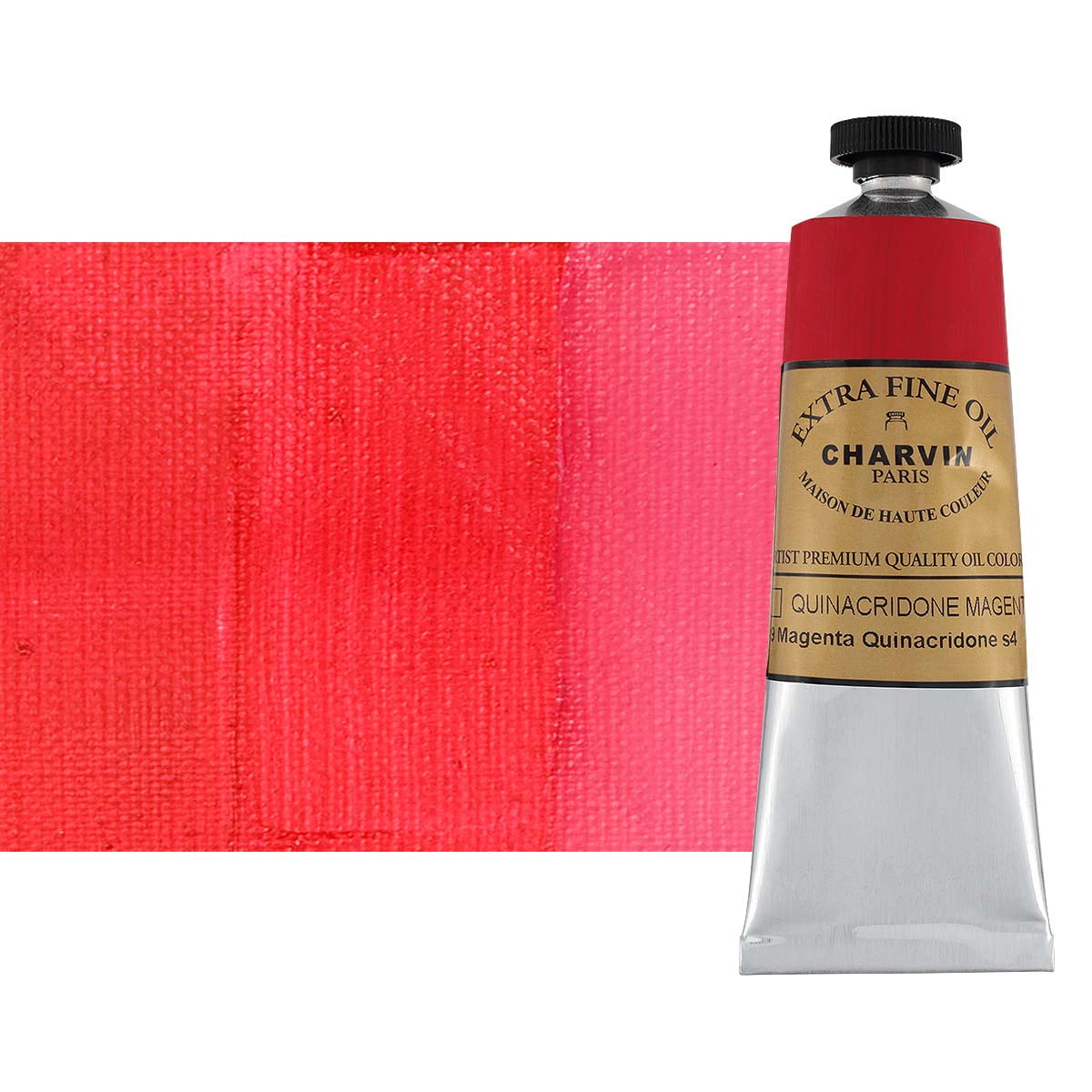 Charvin Extra Fine Oil Paint, Quinacridone Magenta 60 mL - Triple ...
