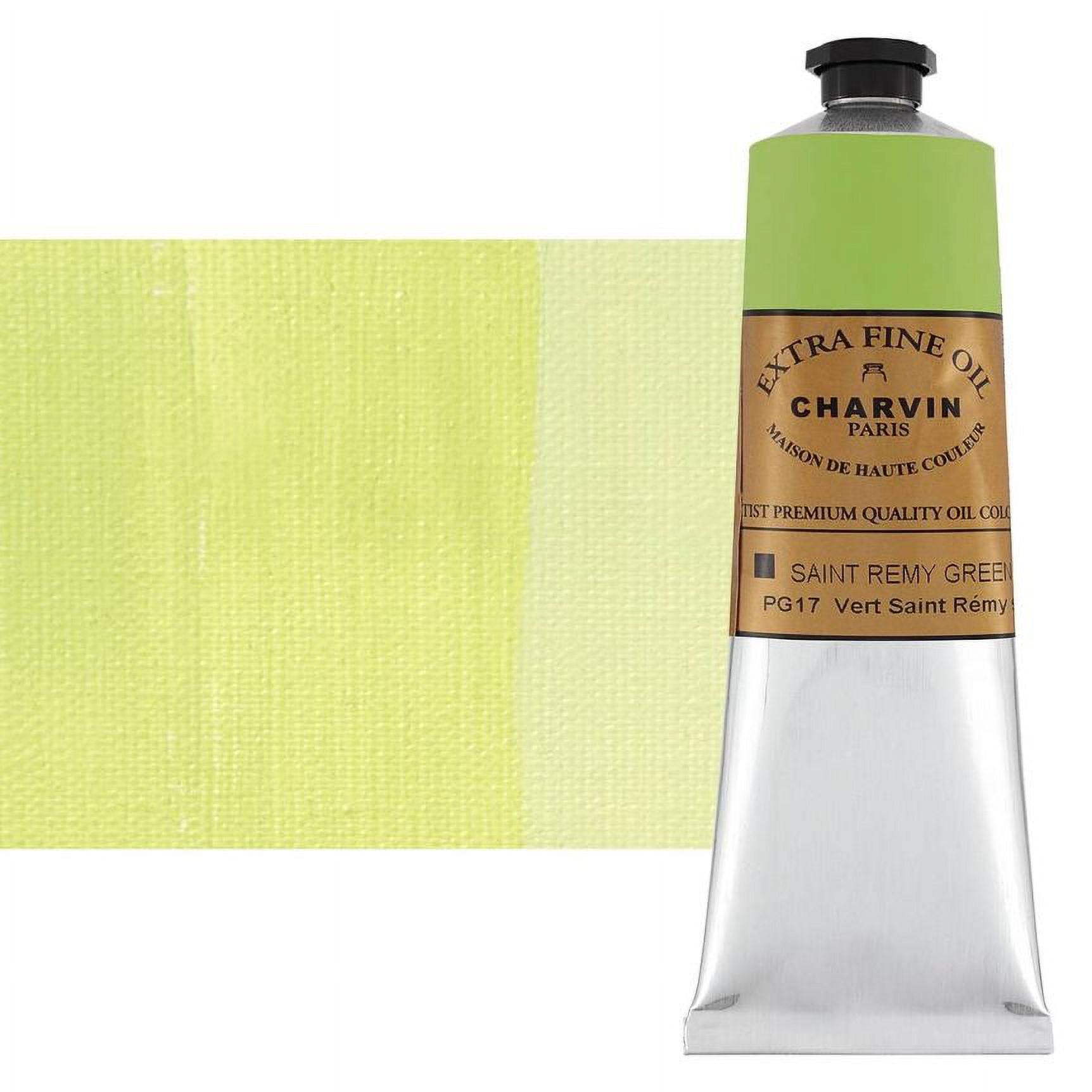 Charvin Extra Fine Professional Saint Remy Green Artist Oil Paint 150 ...