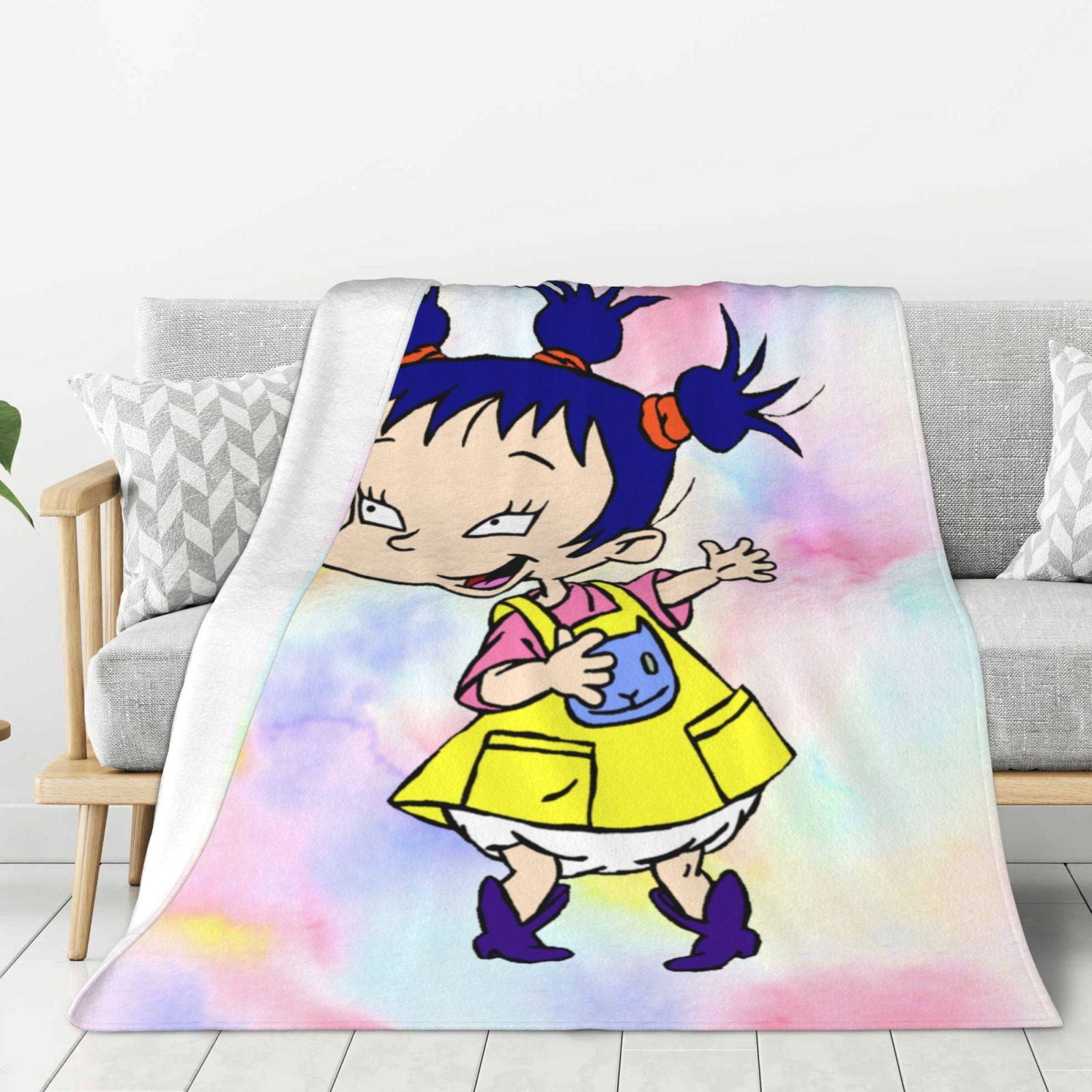 Chas Finster Rugrats Blanket Cozy Soft Fleece Flannel Bed Blanket All ...