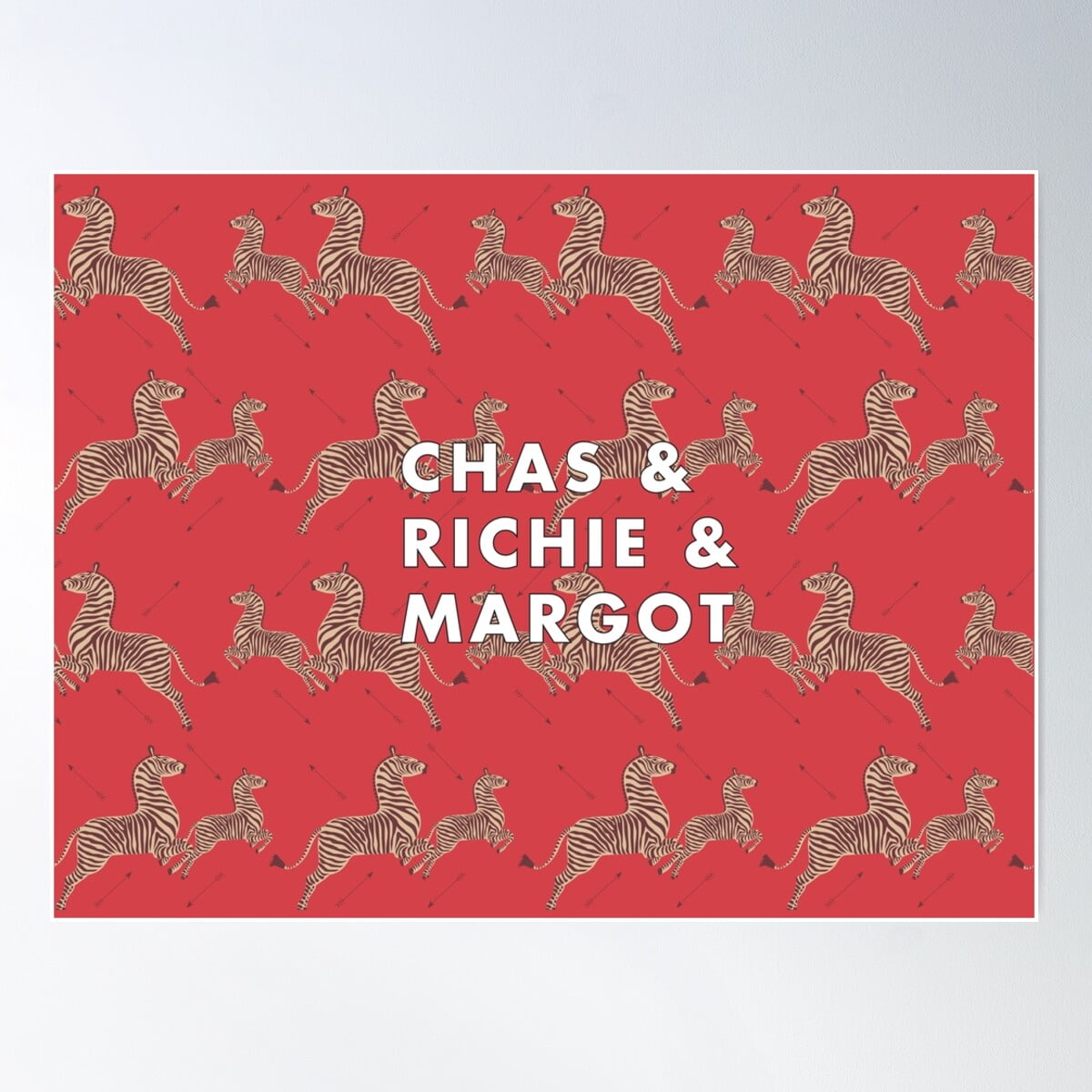 Chas & Richie & Margot Tenenbaum - Royal Tenenbaum Zebra Wallpaper ...