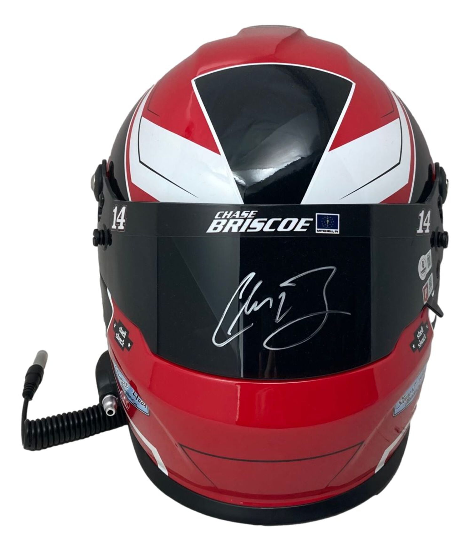 Chase Briscoe Signed NASCAR Mahindra Full Size Replica Racing Helmet ...