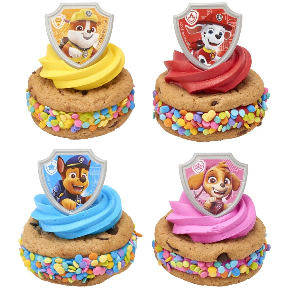 Chase Marshall Rubble Skye Rocky Zuma Cupcake Rings – 12 pcs Party ...