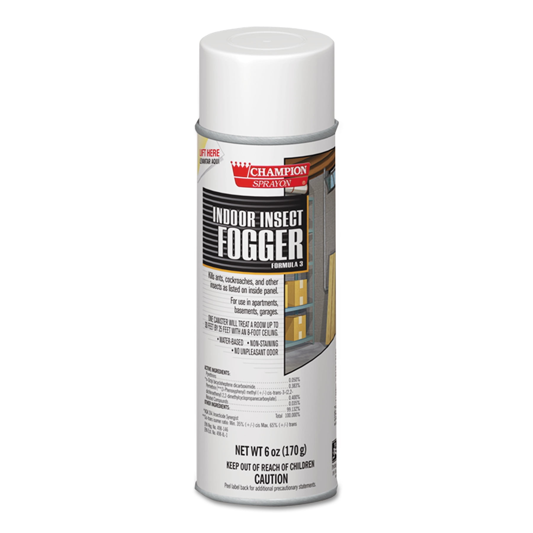 Chase Products Champion Sprayon Indoor insect Fogger, 6 oz arsol, 12 ...