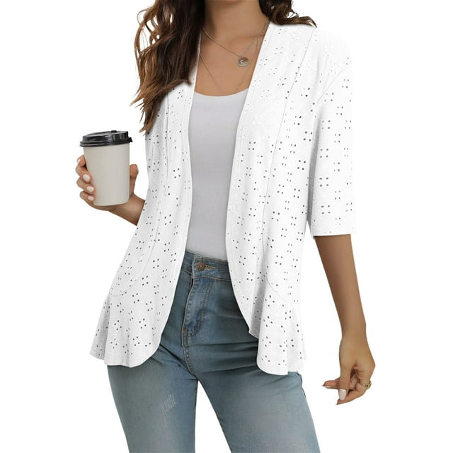 Chase Secret Lightweight Summer Cardigan for Women Summer Netted ...