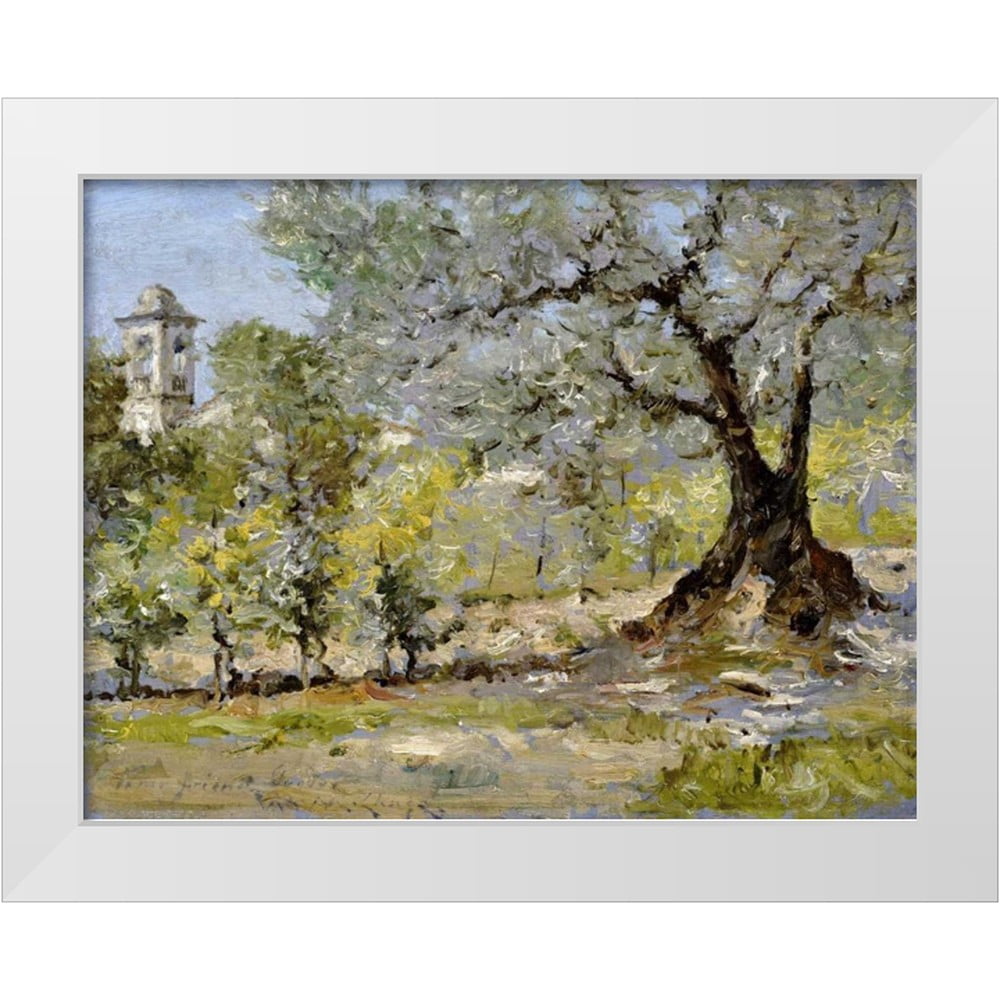 Chase, William Merritt 32x26 White Modern Wood Framed Museum Art Print ...