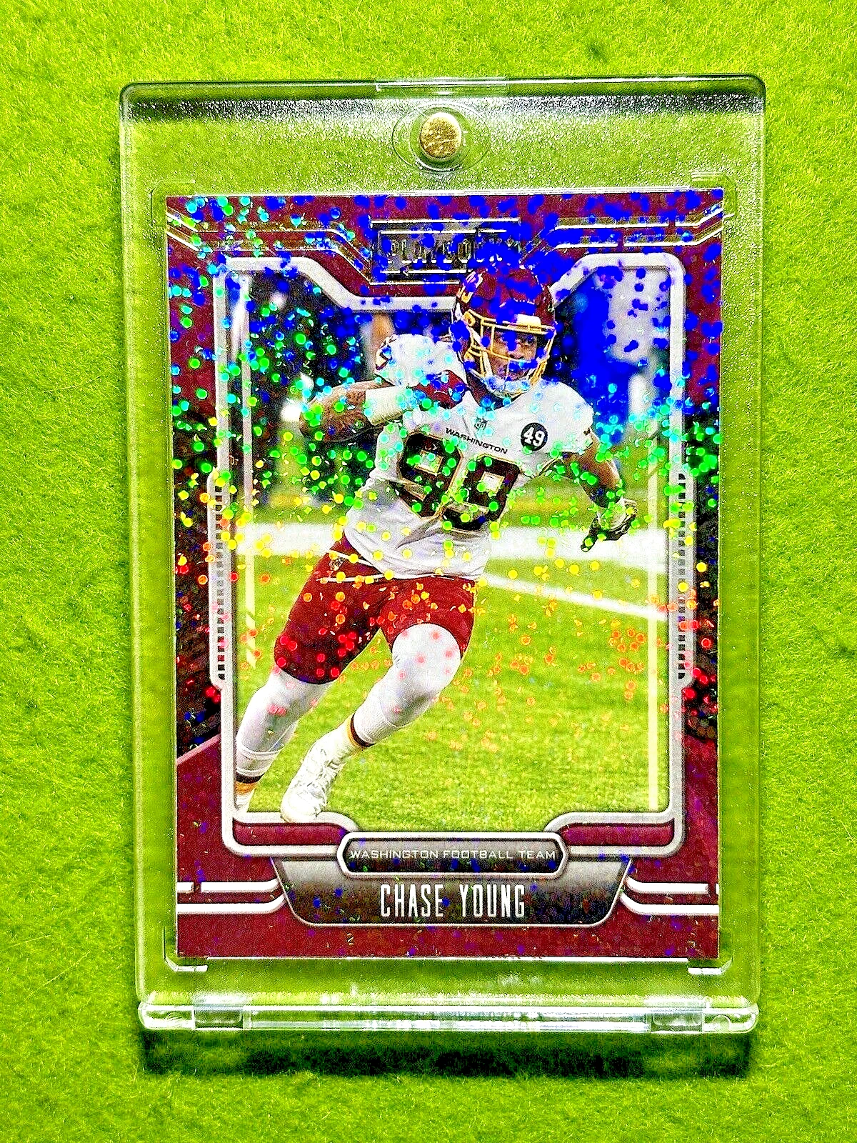 Chase Young WHITE SPARKLE PRIZM SSP CARD Ohio State 2021 Panini ...