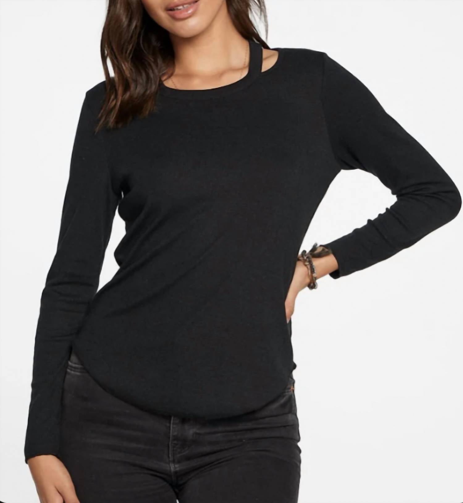 Chaser Rib Vented Shoulder Long Sleeve Tee - Walmart.com