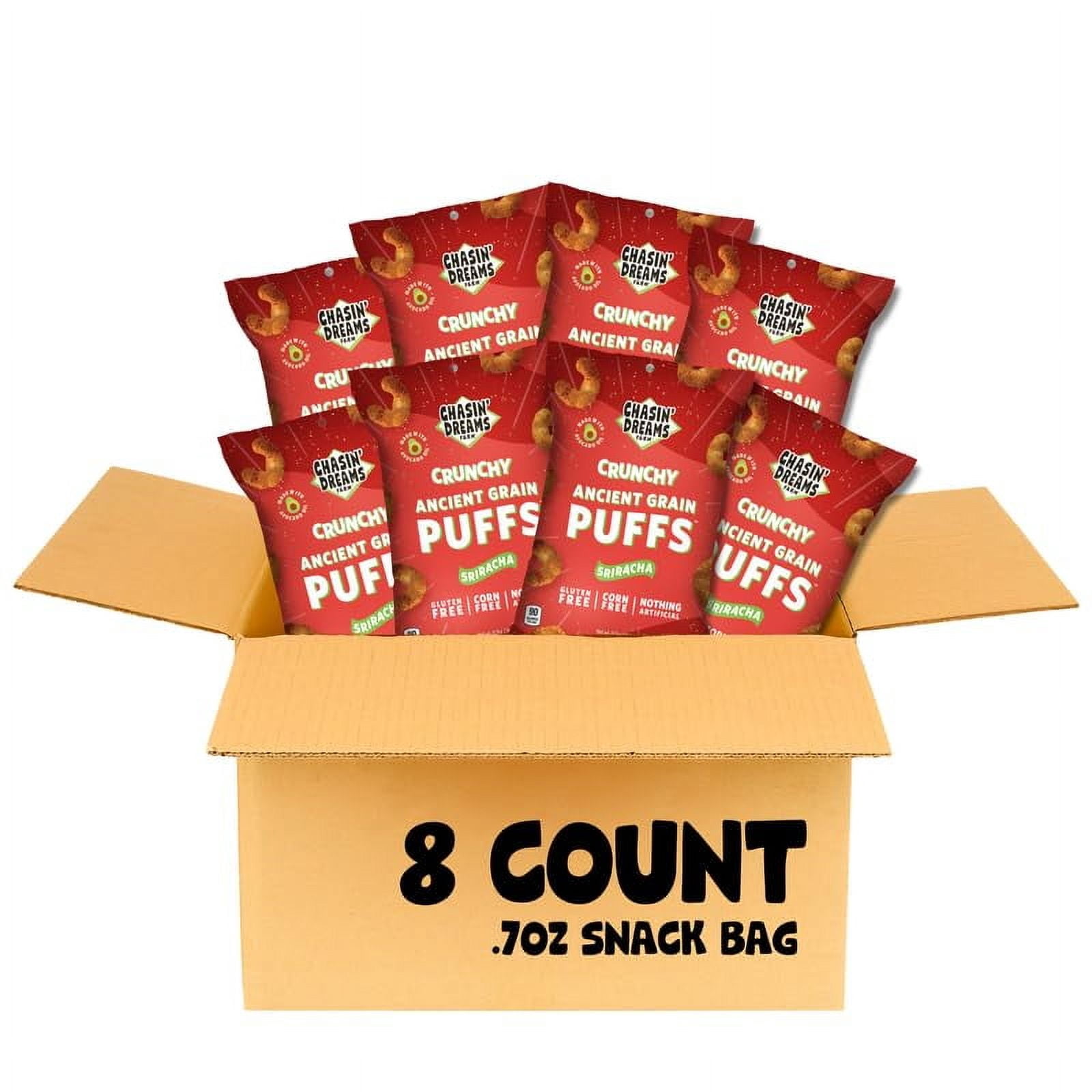 Chasin Dreams Crunchy Ancient TMA3 Grain Puffs Made with Sorghum and ...