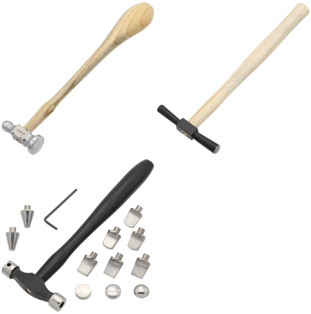 Chasing, Embossing & Precision Hammer Set W/ 11 Changeable Heads For ...