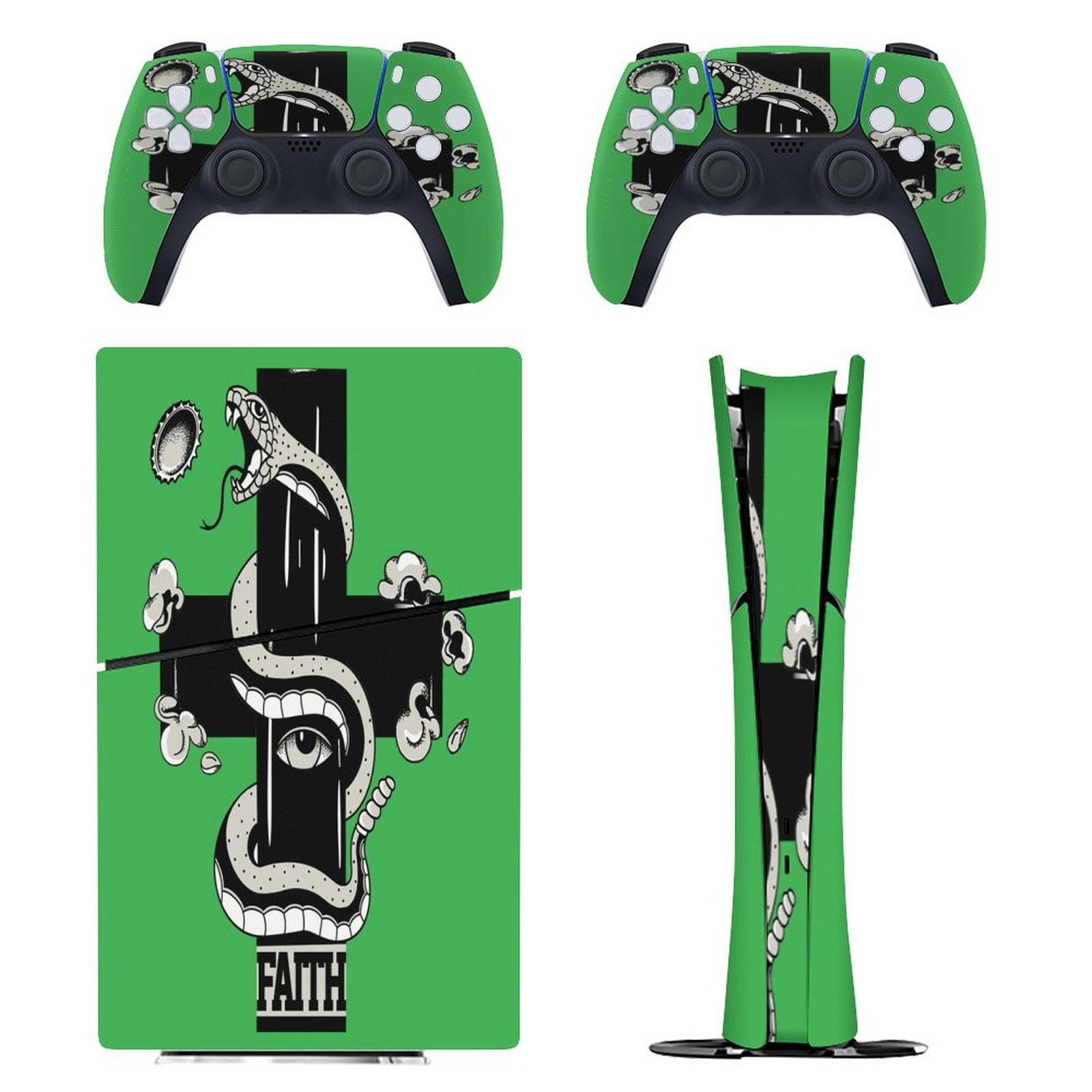 Chasing Faith,snake,cross PS5/PS5 Slim Digital Disc Skin Sticker For ...