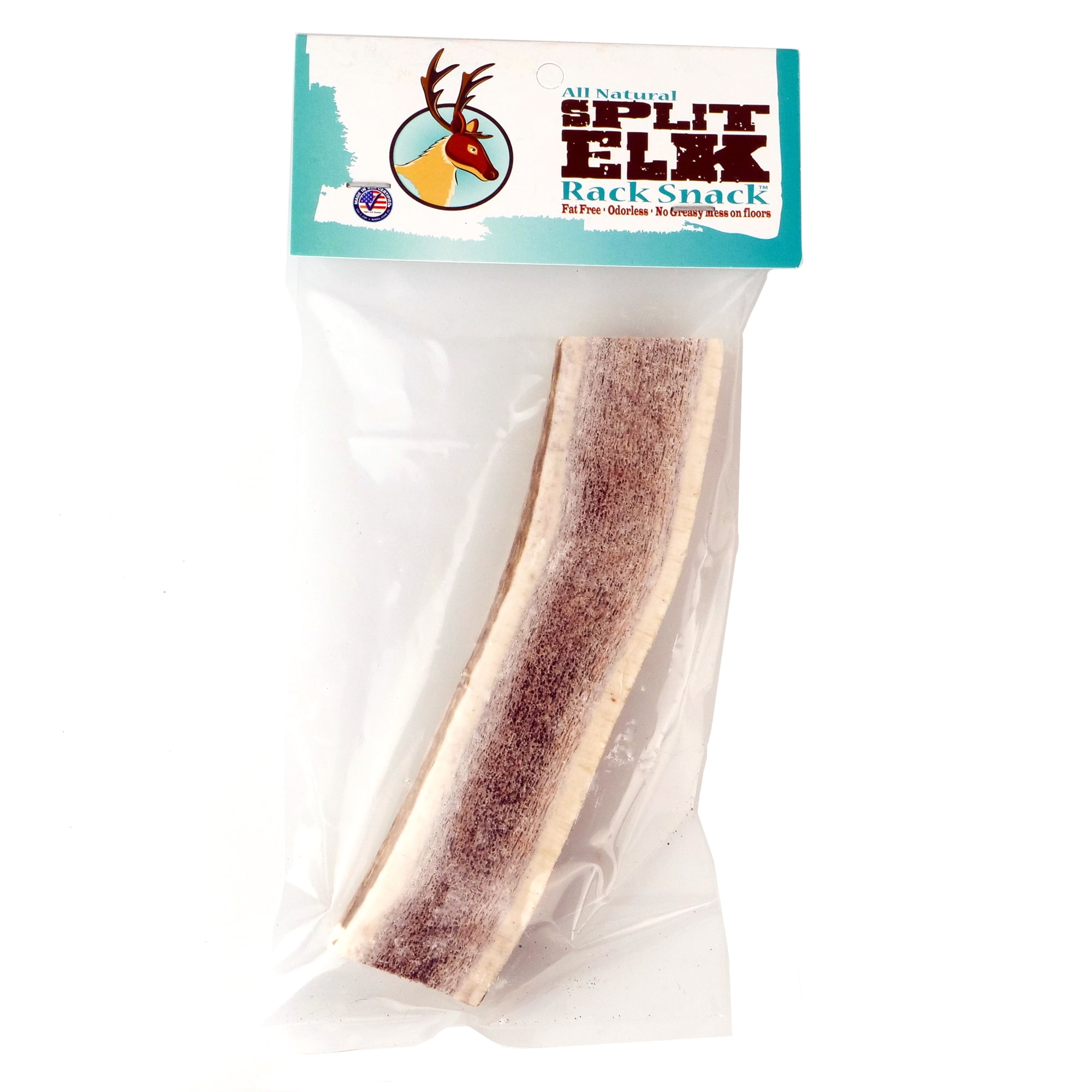Chasing Our Tails Elk Antler Split Medium for Dogs 1 Count - Walmart.com