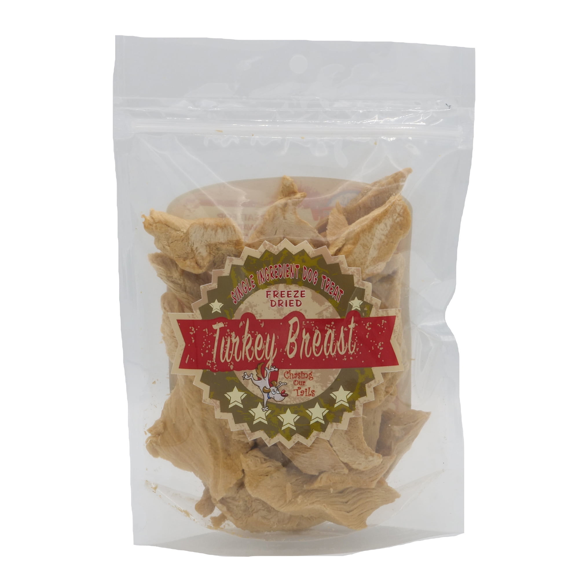 Chasing Our Tails Freeze Dried Turkey Breast for Dogs 3.5 oz - Walmart.com
