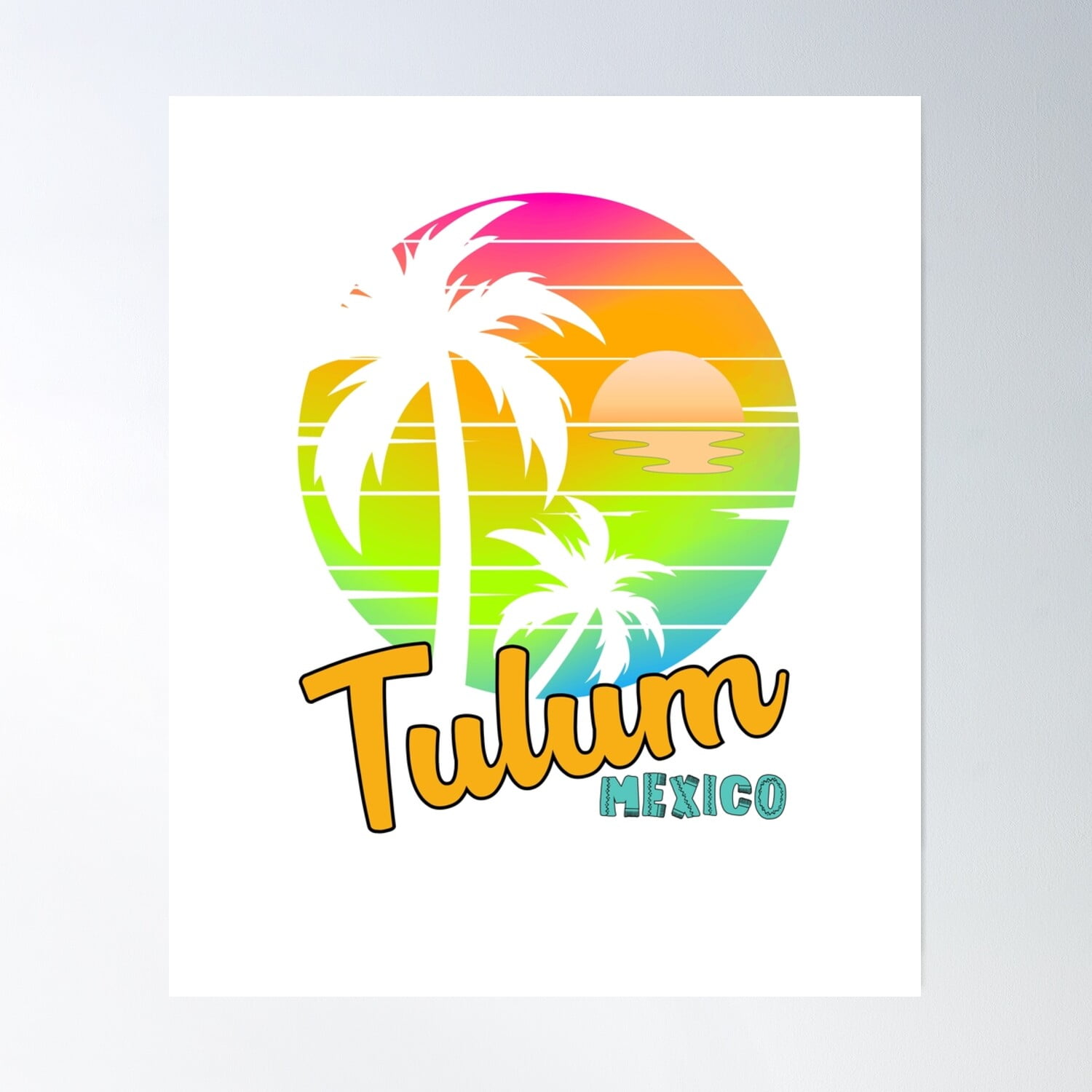 Chasing Sunsets In Tulum, Mexico: A Visual Symphony Of Colors! | Vacation Magic Unleashed Poster ...