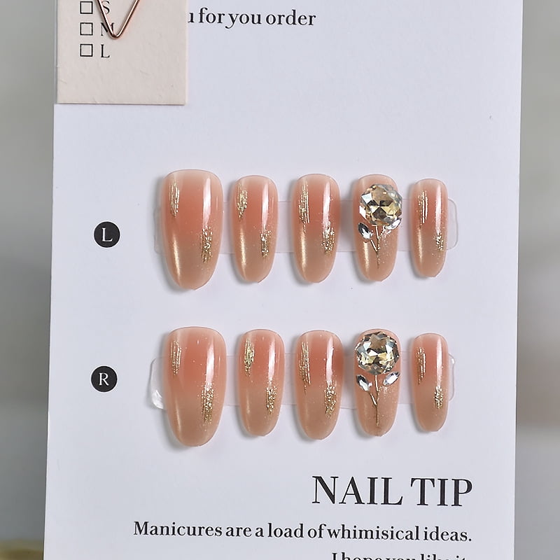 Chasing light cat eye handmade wearing nail advanced sense nail piece ...