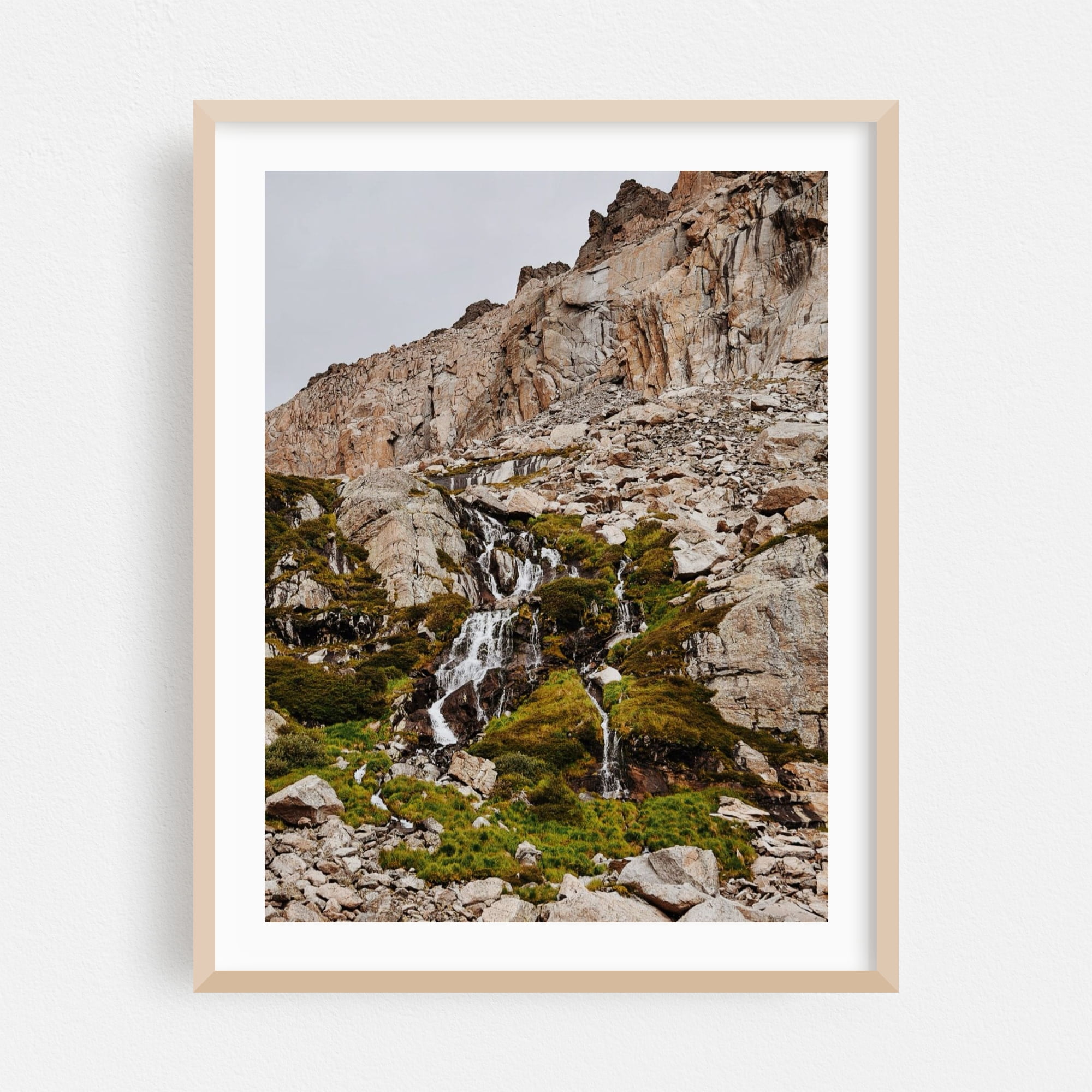 Chasm Lake Waterfall II - Colorado Photography Waterfall Mountain ...