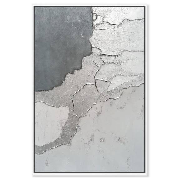 Chasm of Gray I Canvas Print Elegant Wall Decor by Art Remedy, White ...