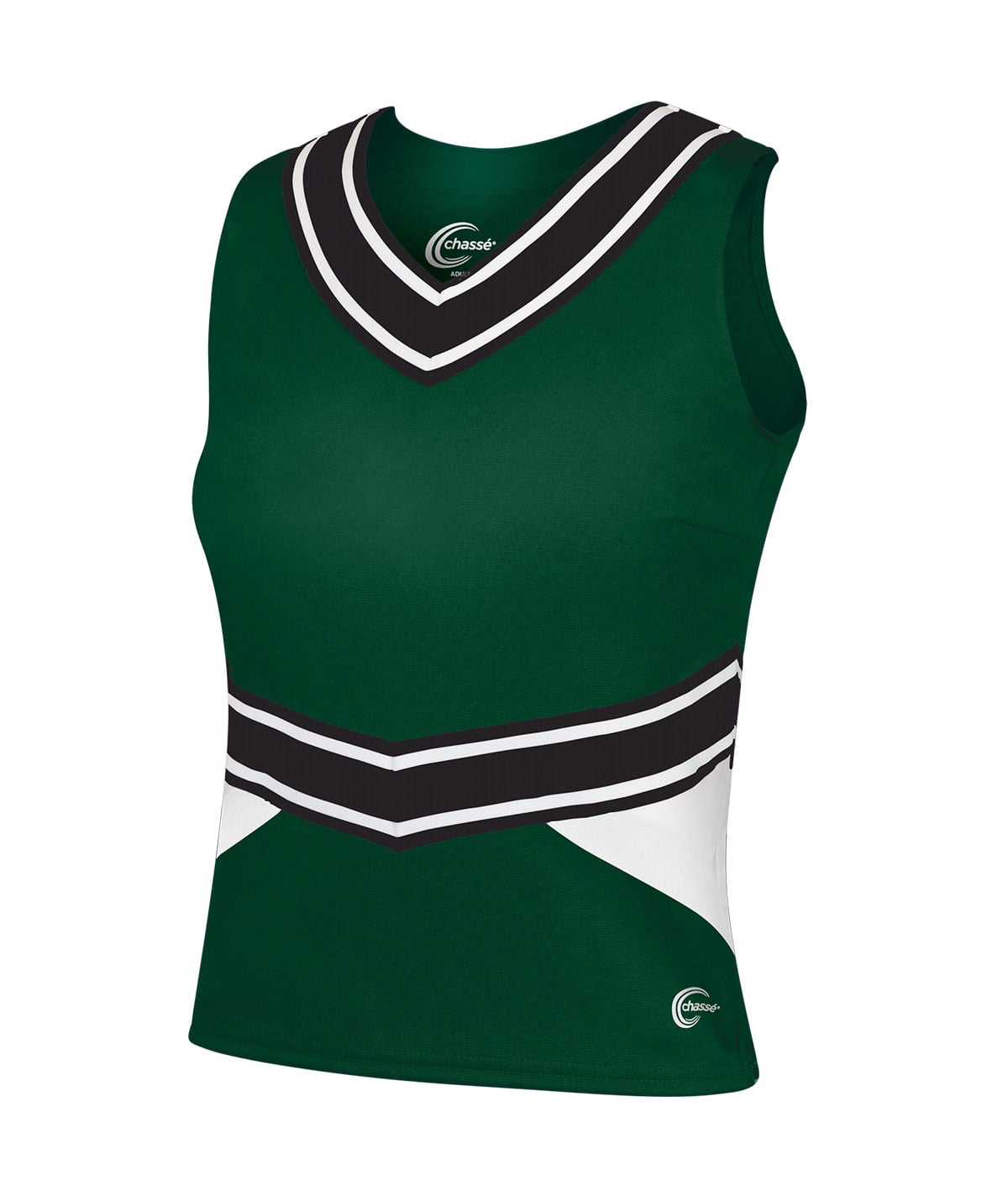 Chassé Cheerleading Uniform Top for Girls - Blaze Boost, Fitted V-Neck ...