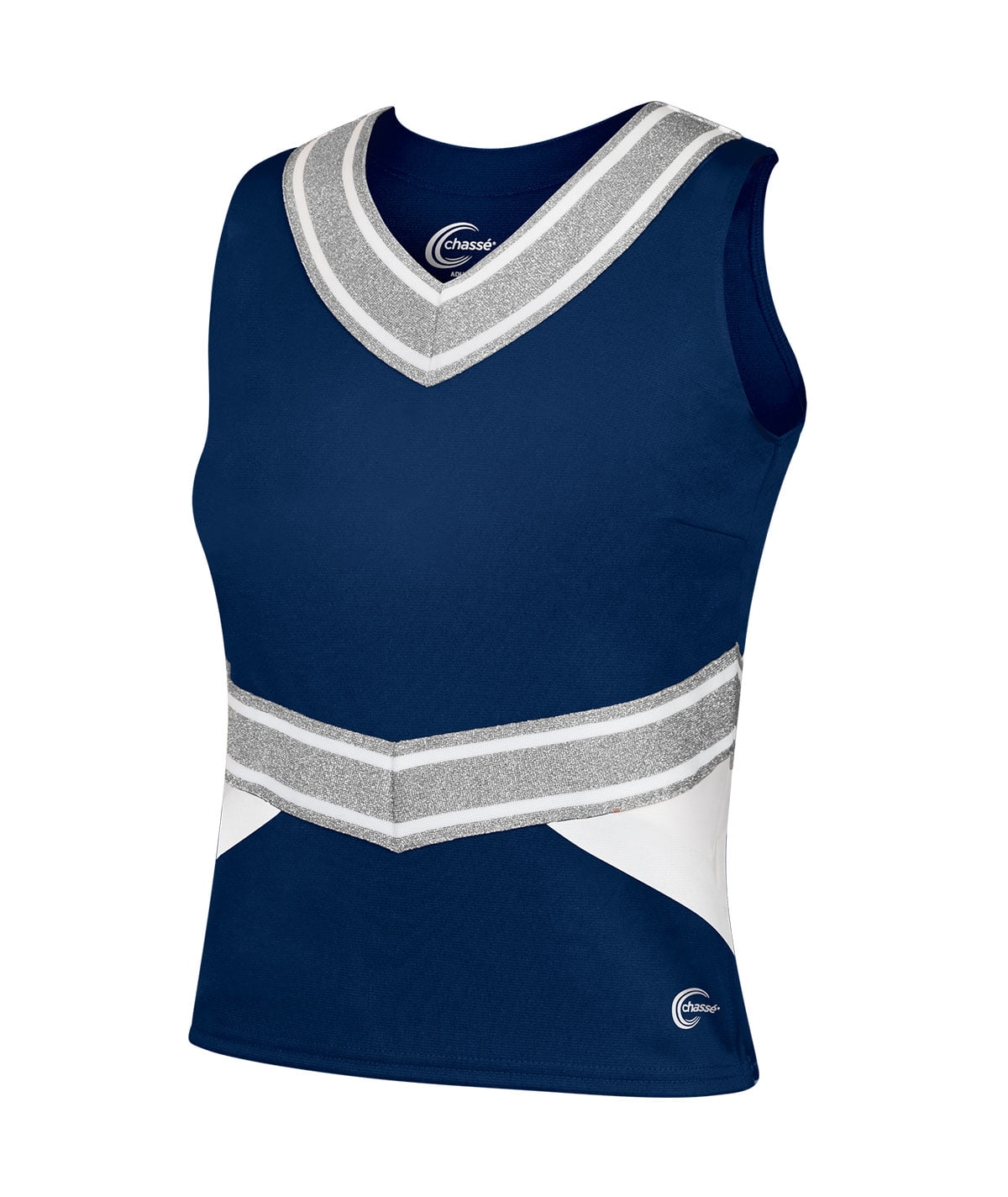 Chassé Cheerleading Uniform Top for Girls - Blaze Boost, Fitted V-Neck ...
