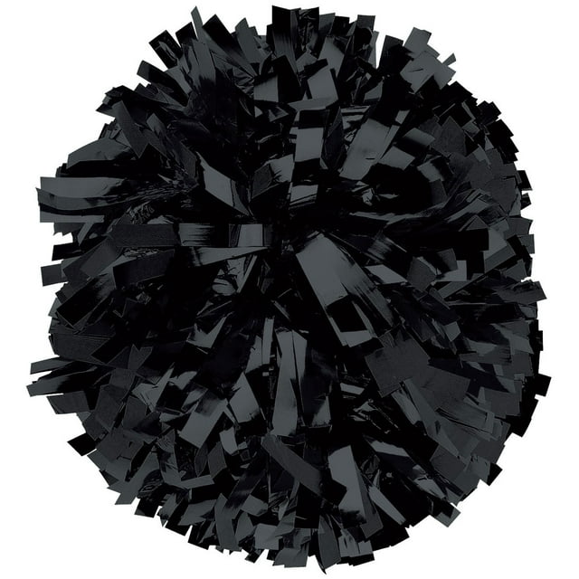Chassé Metallic Cheerleading Poms - Shiny Metallic Cheer Pom with Baton ...