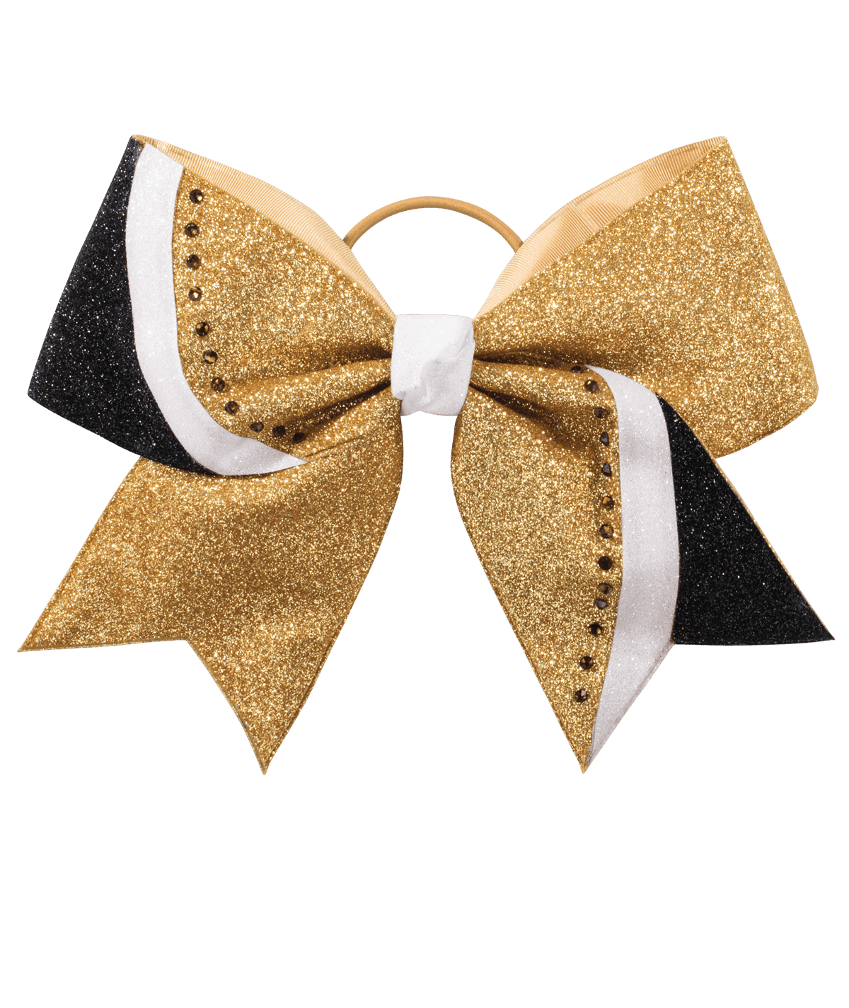 Chassé Rhinestone Swish Performance Hair Bow - Glitter/Gold - Walmart.com