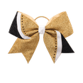 Chassé Rhinestone Swish Performance Hair Bow - Glitter/Gold - Walmart.com
