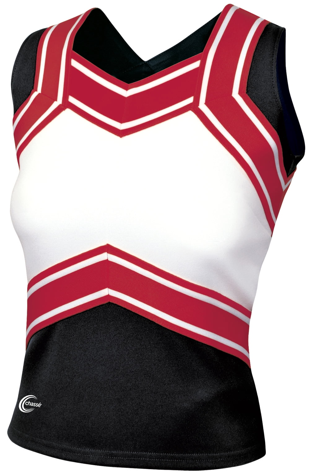 Chassé Womens' Blaze Shell Top Black/White/Red Adult 2X-Large - Walmart.com