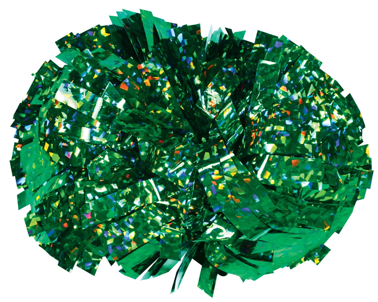 Chasse Holographic Cheerleading Pom Poms - Shiny Metallic Foil Cheer ...