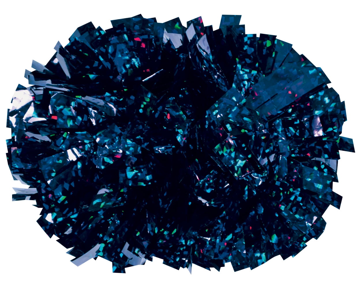 Chasse Holographic Cheerleading Pom Poms - Shiny Metallic Foil Cheer ...
