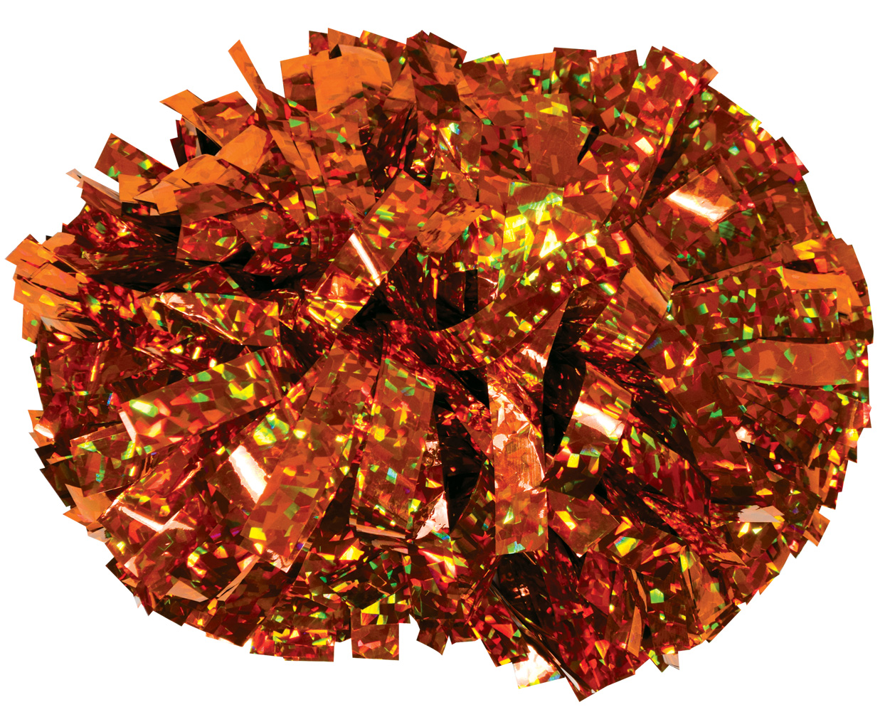 Chasse Holographic Cheerleading Pom Poms - Shiny Metallic Foil Cheer ...